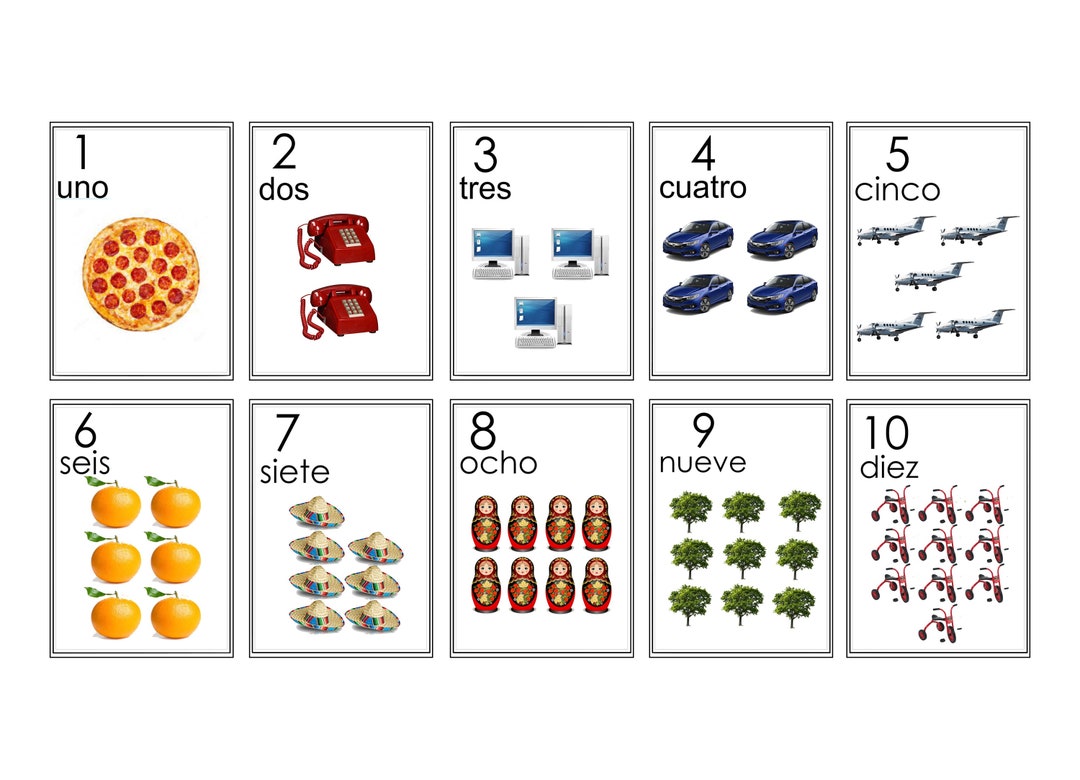 Numbers Flash Cards/1 Through 20/downloadable/teacher Resources - Etsy