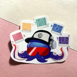 Splatoon 3 Dedf1sh Side Order Vinyl Sticker - Etsy