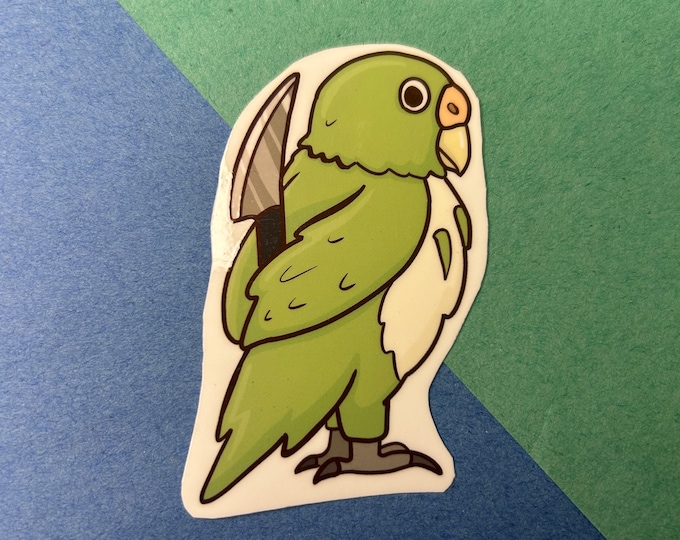 Studio Ghibli the Boy and the Heron Parakeet Sticker Anime - Etsy