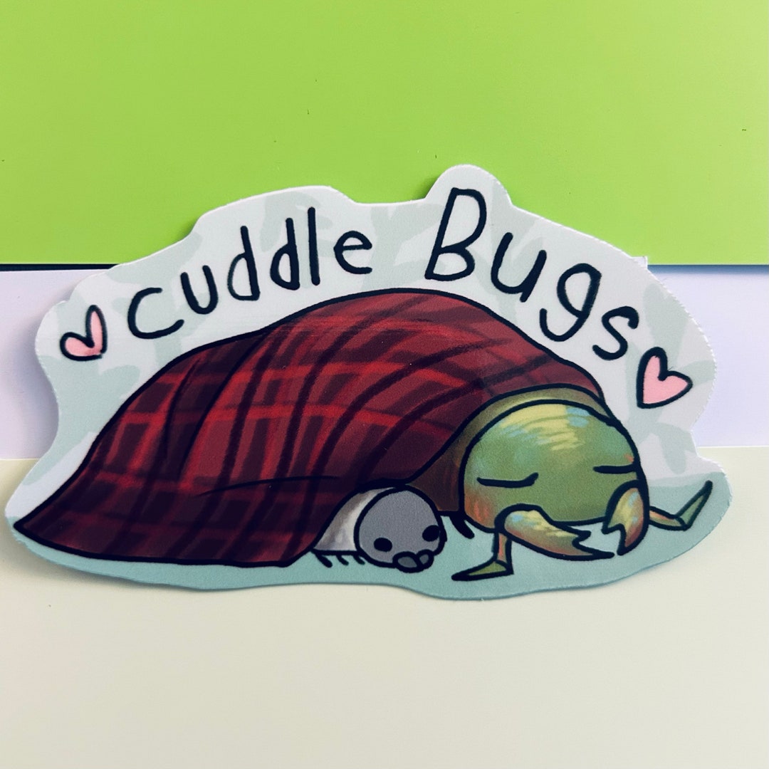 Cuddle Bug Vinyl Sticker Cute Insect Laptop Decal - Etsy