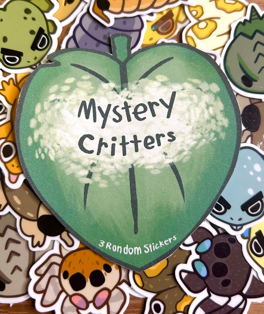 Mystery Critter Vinyl Sticker Pack Random Animal - Etsy