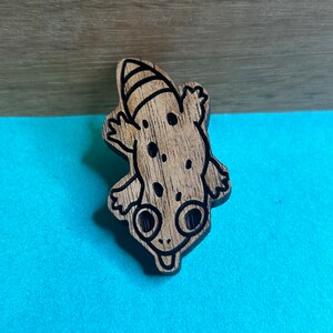 Laser Cut Wooden Critter Pin Weevil, Spider, Isopod, Gecko, Snake, and ...