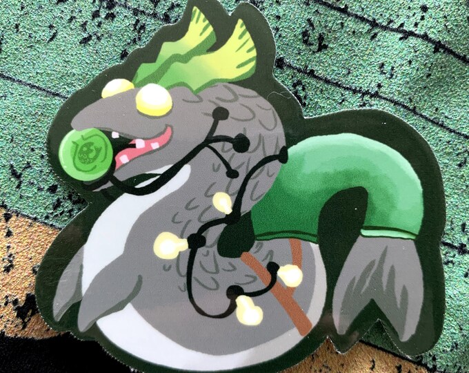 Splatoon Horrorboros Salmon Run Stickernintendo Video Games - Etsy