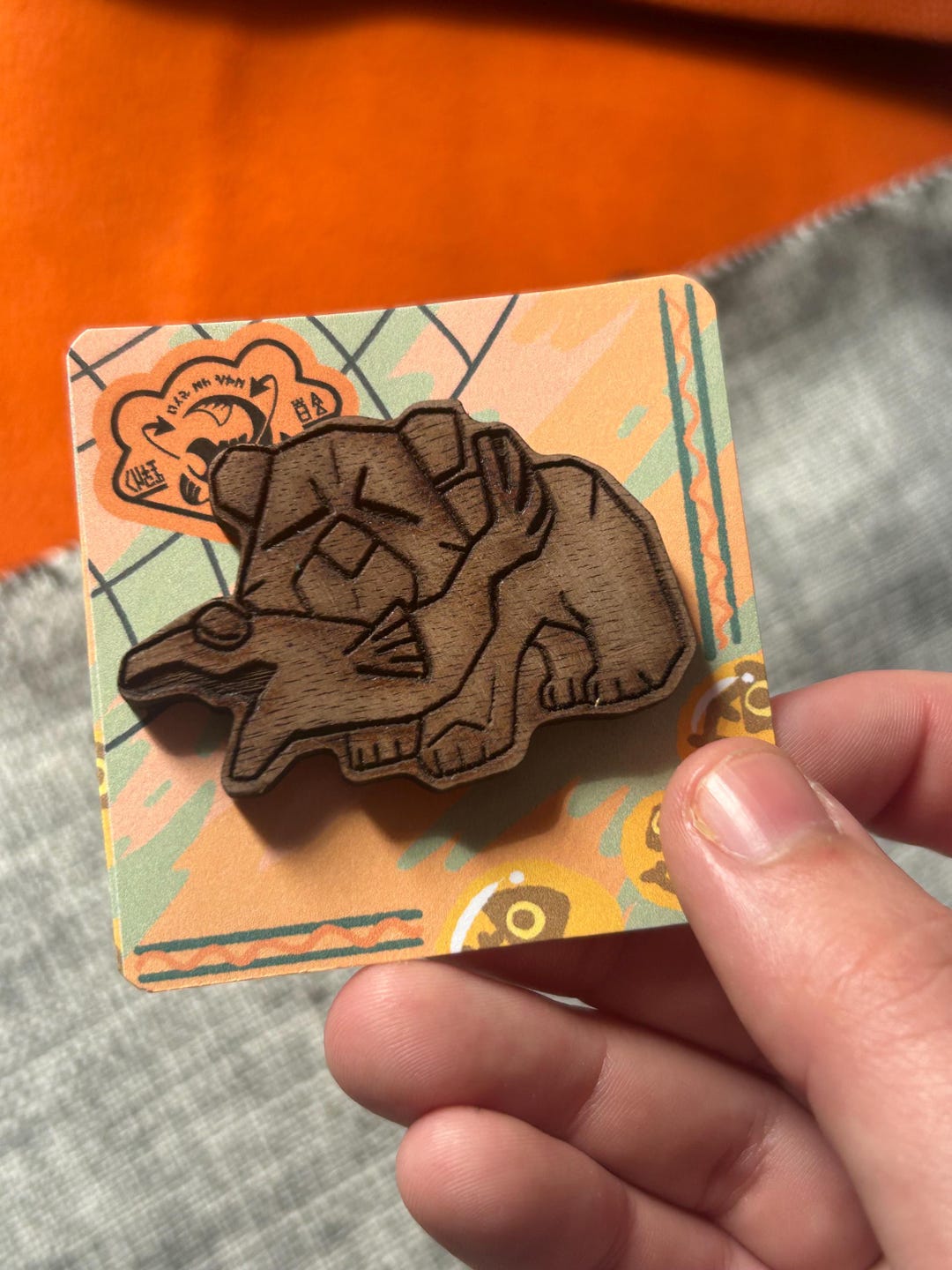 Splatoon Mr Grizz Salmon Run Wooden Pin - Etsy