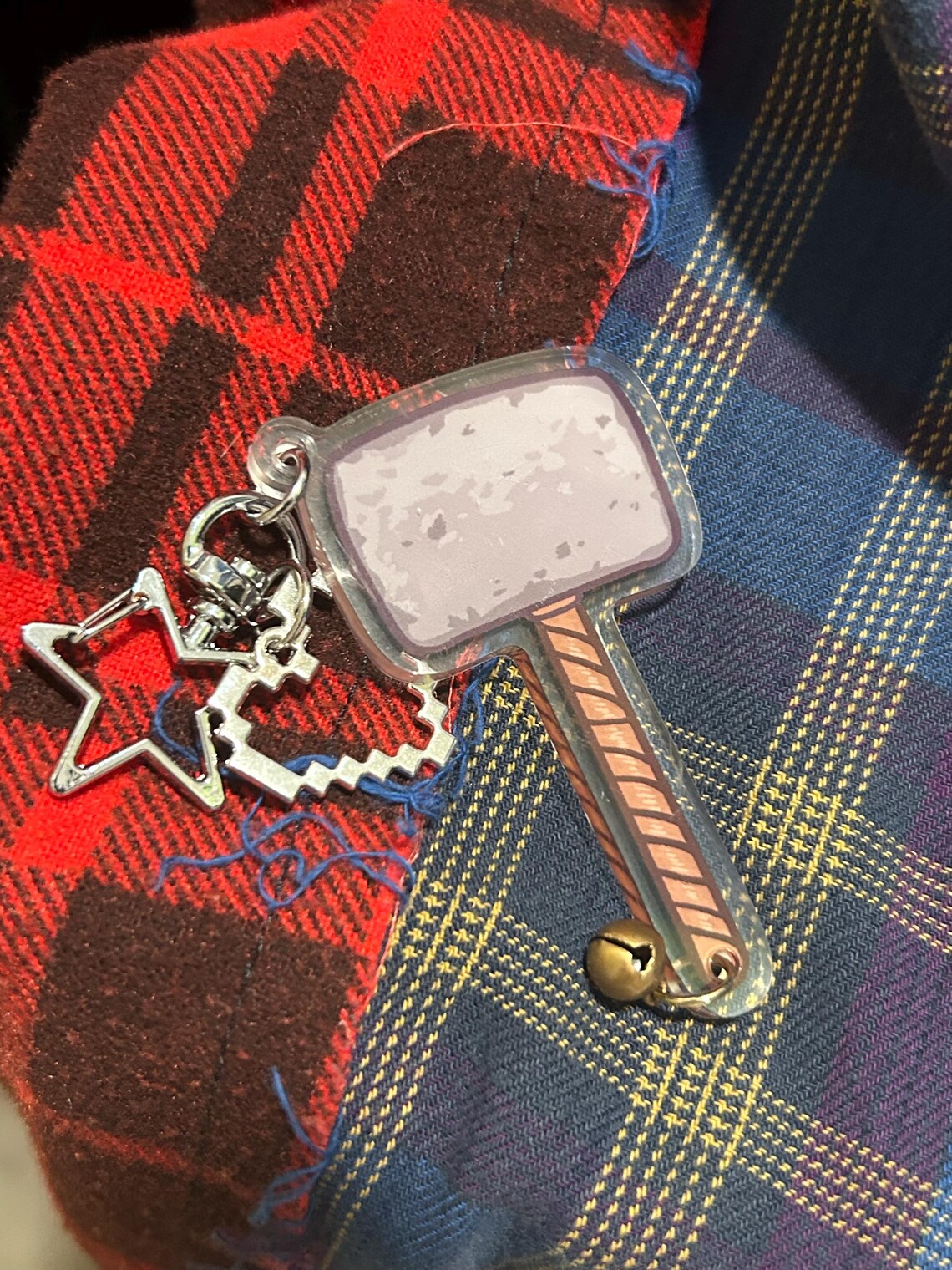 Scott Pilgrim Ramona Flowers Hammer Acrylic Charm Keychain - Etsy