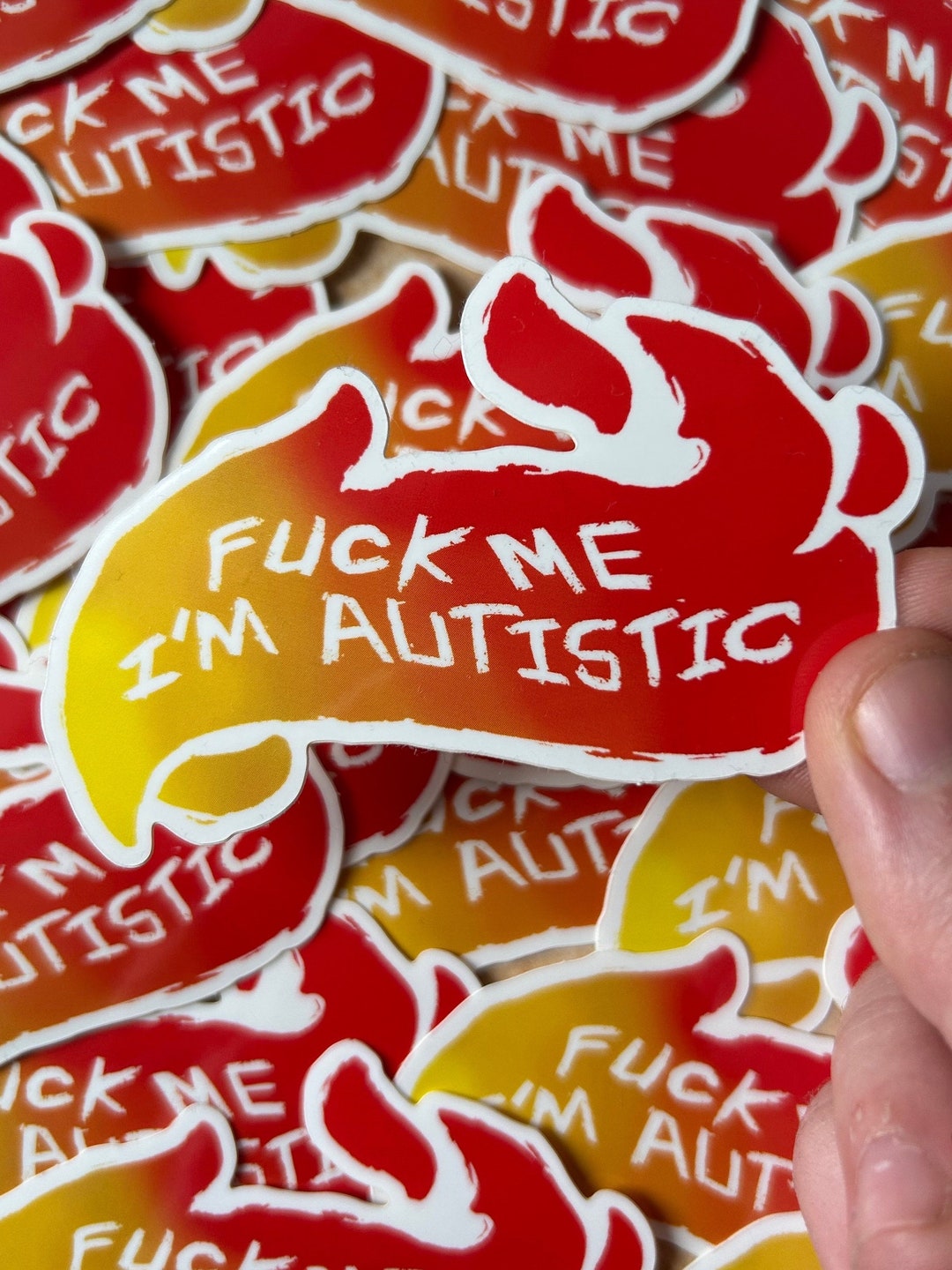 F*ck Me I’m Autistic, Autism Meme Sticker: Edgy Autistic Pride - Etsy