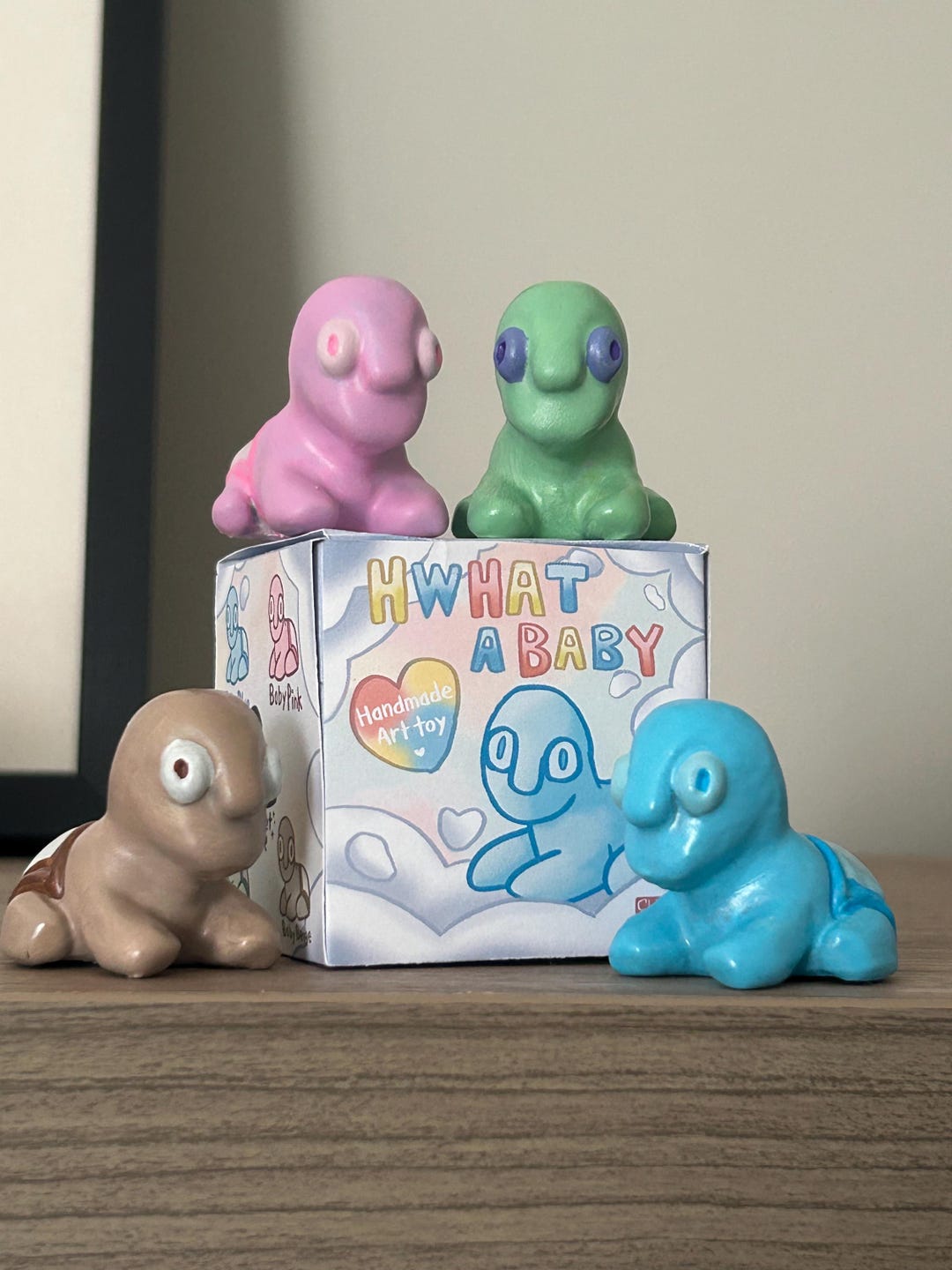 Hwhat a Baby Blind Box Handmade Art Toy Collectible Hand Painted ...