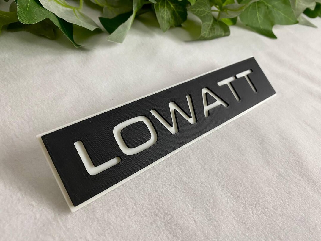 LOWATT Amplifier Badge - Etsy