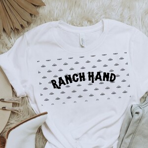 Ranch Hand Tee Svg, Western SVG, Rodeo Svg, Cowgirl Svg, Western Png ...
