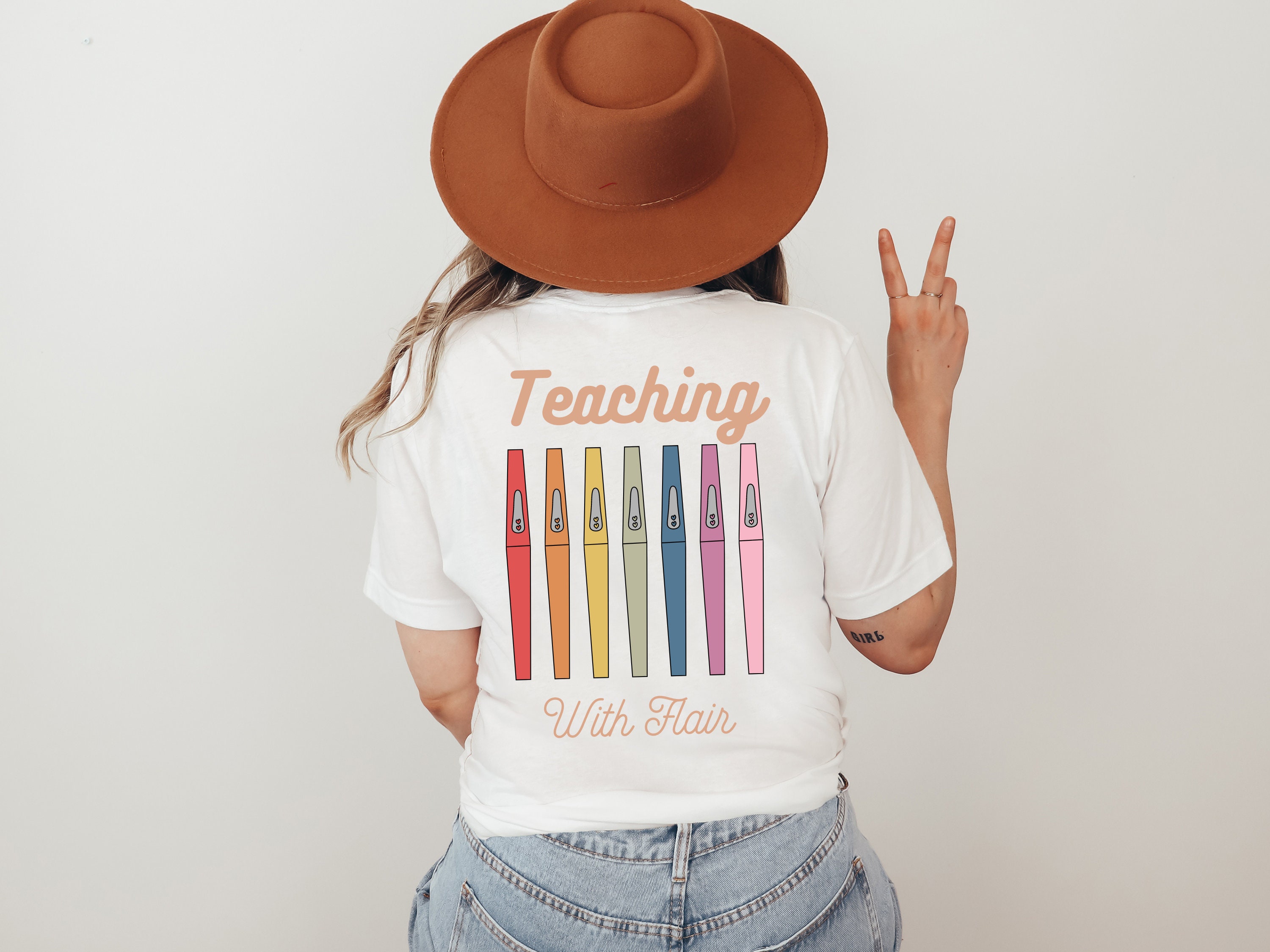 Teaching With Flair Svg Teacher Svg Teacher Appreciation - Etsy