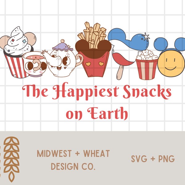 Mickey Snacks Svg - Etsy