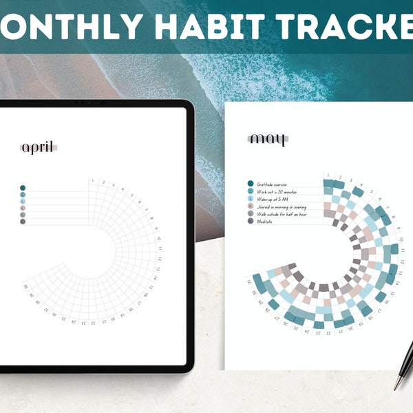 Circle Tracker - Etsy
