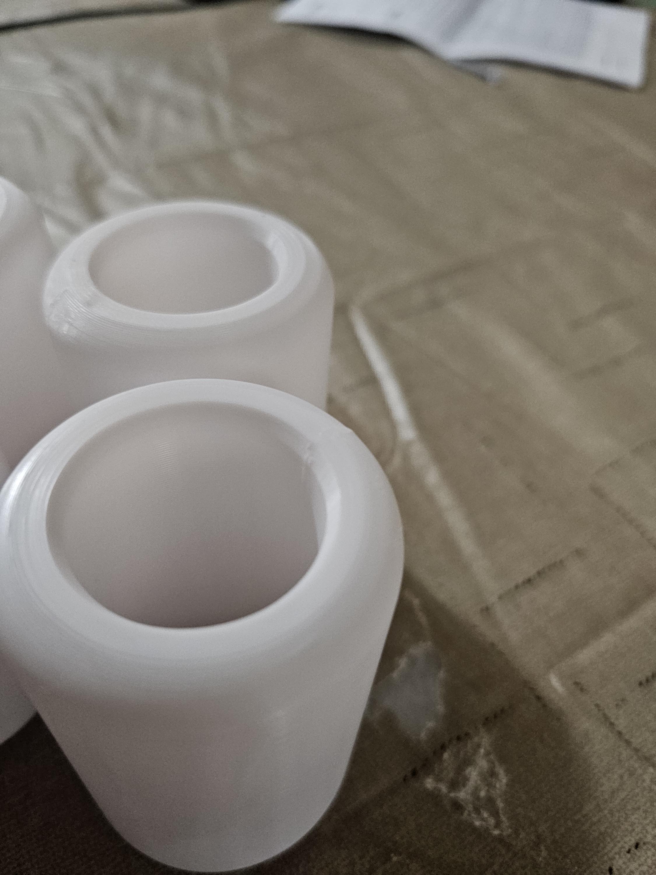 NEW! White Curtain Spacer 3.25in Long, 1.3 Inch Inner Diameter per ...