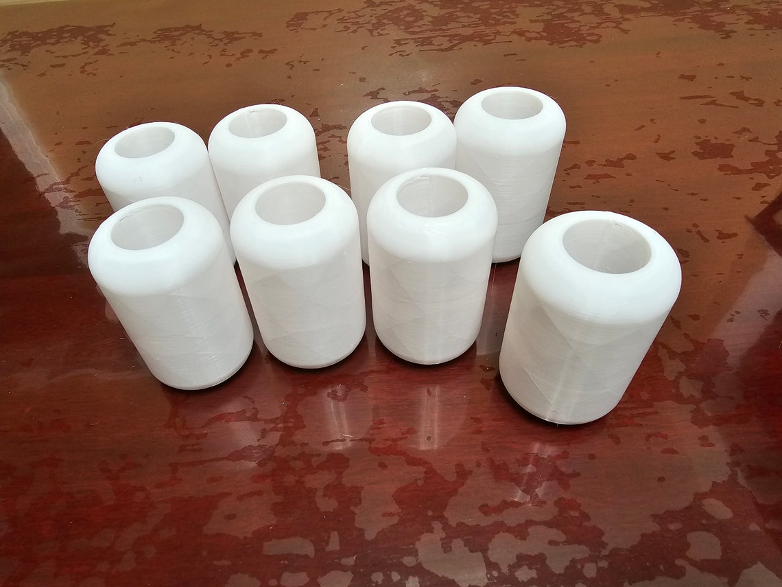 White Curtain Spacer 3.6in Long for Large Diameter Rod, 8 Pieces - Etsy