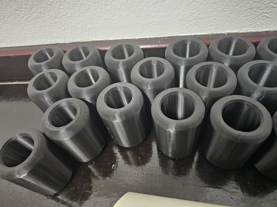 Black Curtain Spacer 3.25in Long for Large Diameter Rod, 8 Pieces ...