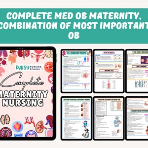 OB Maternity Nursing Notes: Study Guide Bundle (digital Download) - Etsy