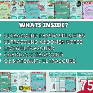 Ultrasound School Bundle 2025: Abdomen, Cardiac, OB (digital Download ...