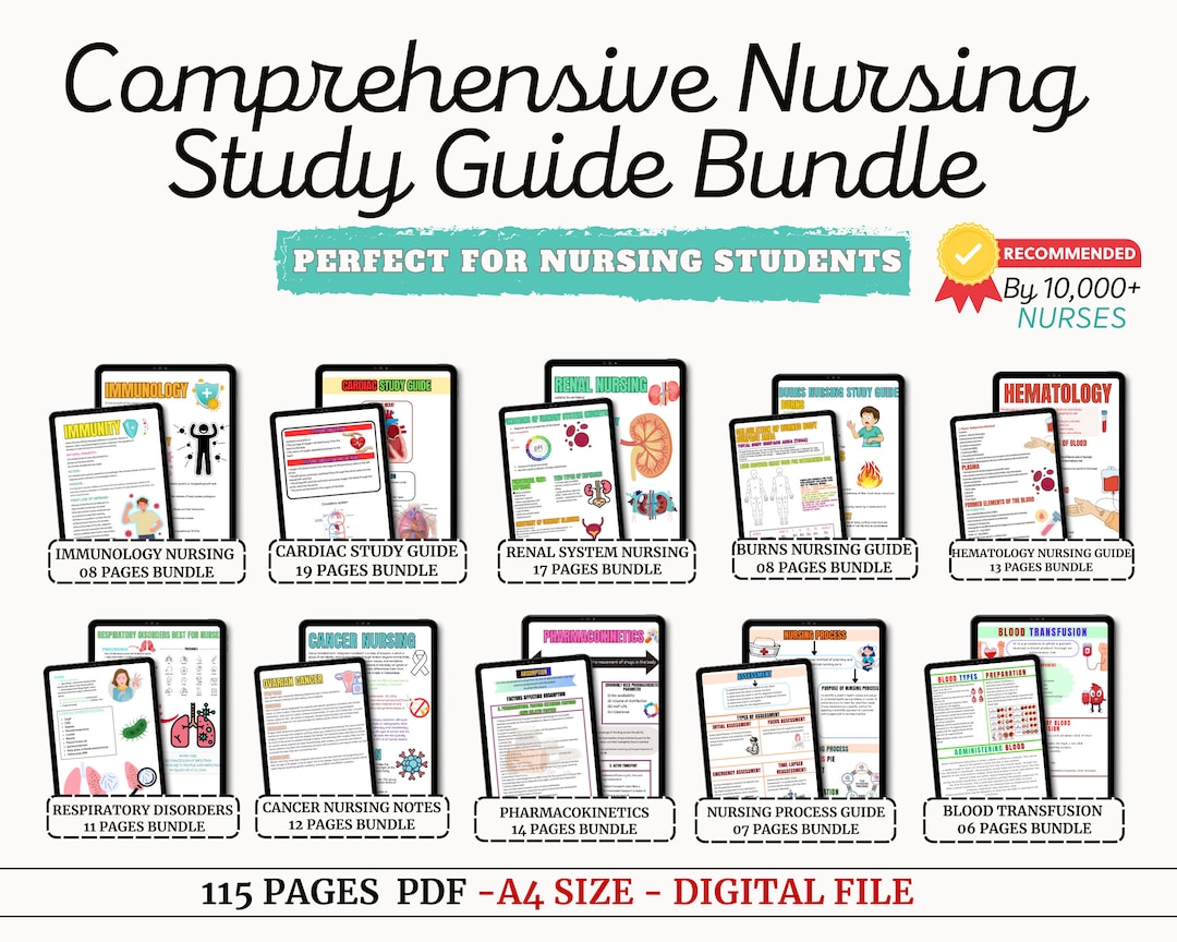 Complete Nursing Study Guide, Med Surg Study Guide, Nursing School ...
