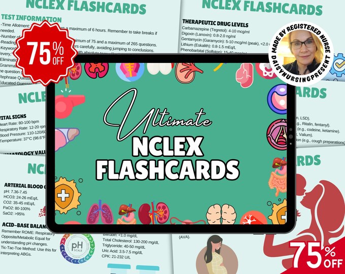NCLEX PN Cram Sheet - Etsy