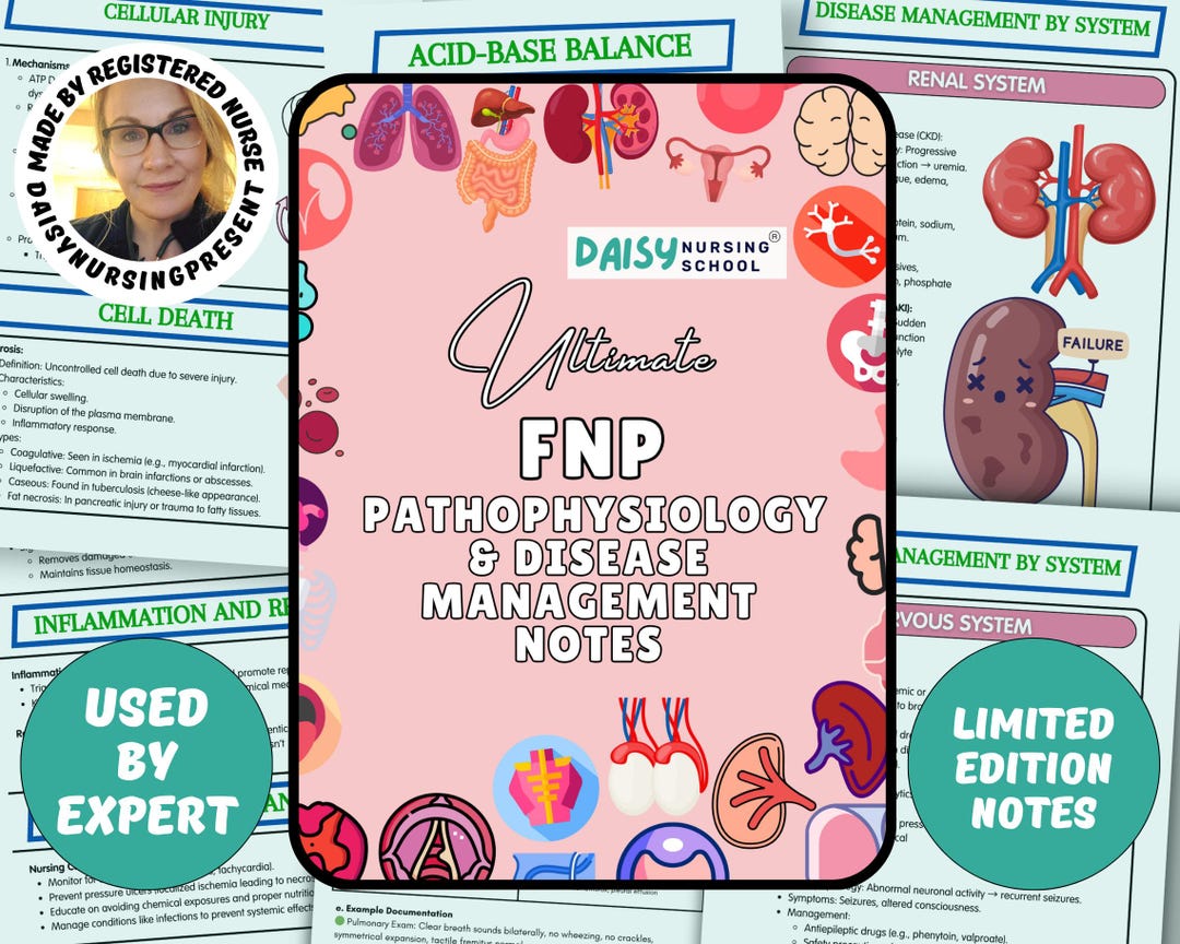 FNP Pathophysiology & Disease Management Study Guide 2025 - Etsy