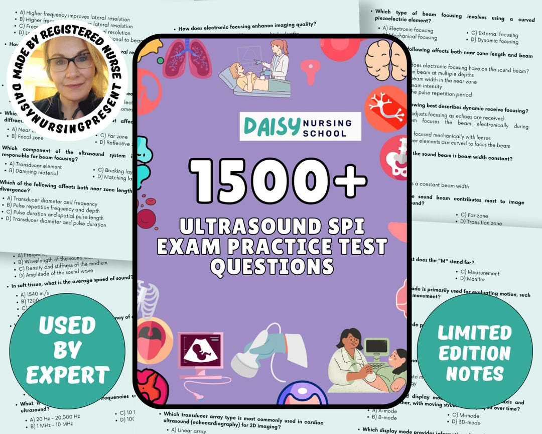 Ultrasound Physics, Sonographer, SPI Study Notes, SPI Exam, Physics ...