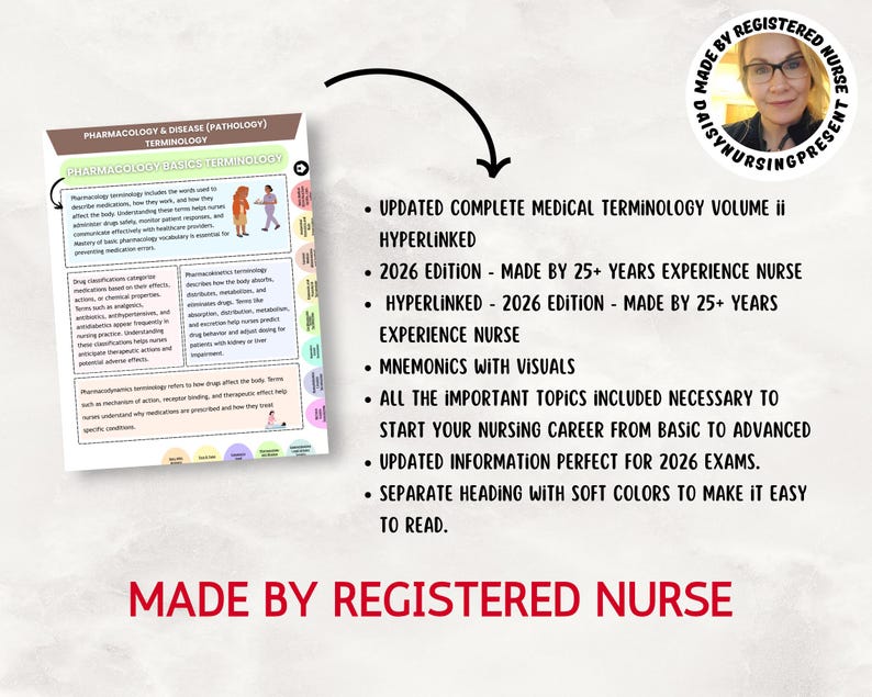 Medical Terminology Study Guide: Prefixes, Suffixes, 15+ Topics ...
