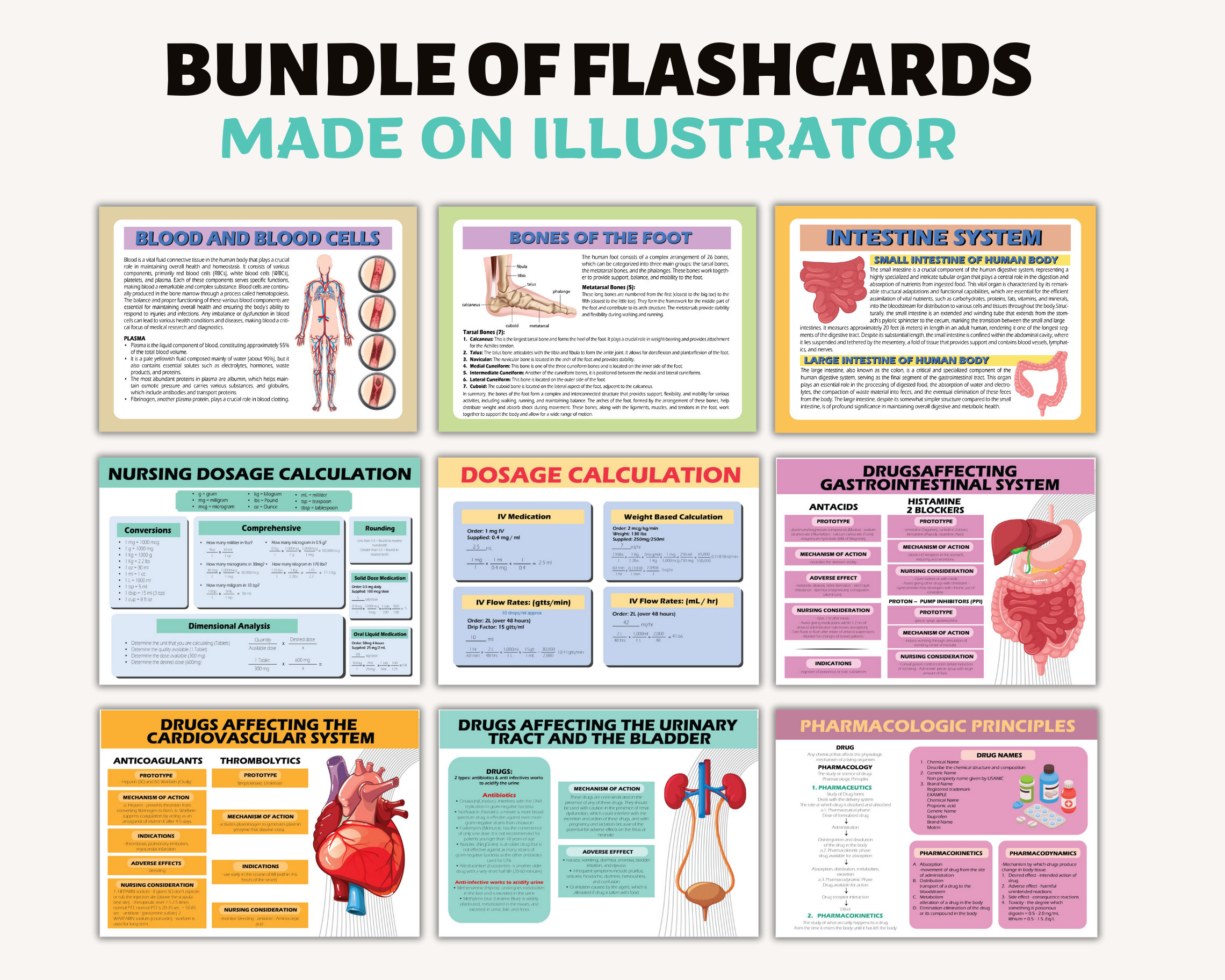 Ultimate Nursing School Notes, Nursing Notes, Nursing Bundle, Nursing ...