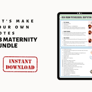 OB Maternity Nursing Notes: Study Guide Bundle (digital Download) - Etsy