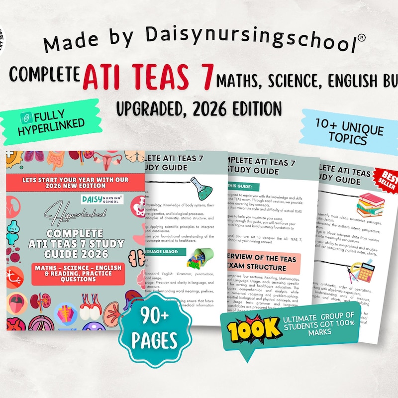 Study Guide Teas - Etsy