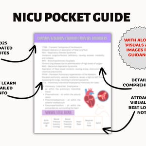 NICU Nurse Pocket Guide: Neonatal Nursing Reference, Hyperlinked, 2026 ...
