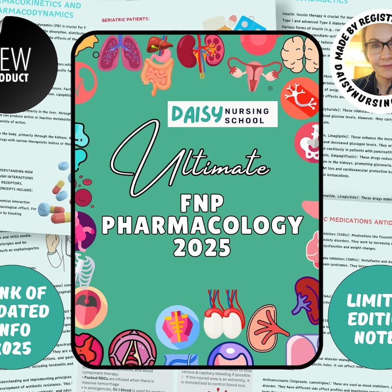Pharmacology Fnp Student - Etsy