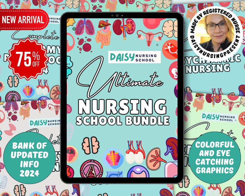 Ultimate Nursing School Notes, Nursing Notes, Nursing Bundle, Nursing ...