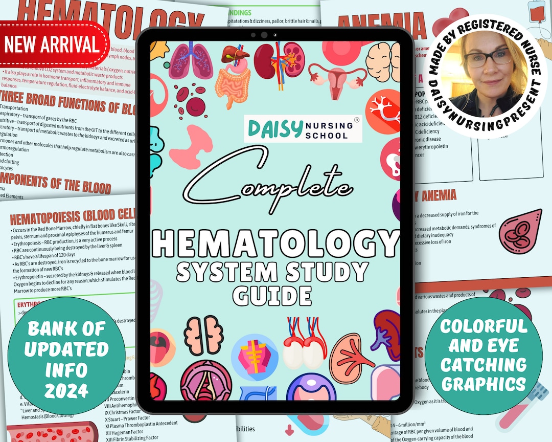 UPDATED: Nursing Hematology Study Guide 2024, Hematologic Disorders ...