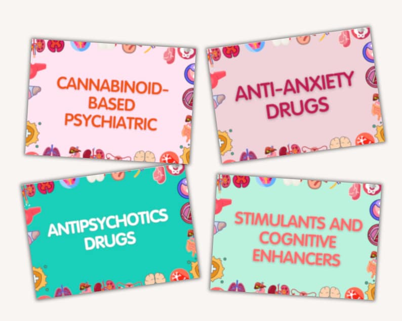 Psychiatric Pharmacology Cheat Sheet: Nursing Student Study Guide (45 ...