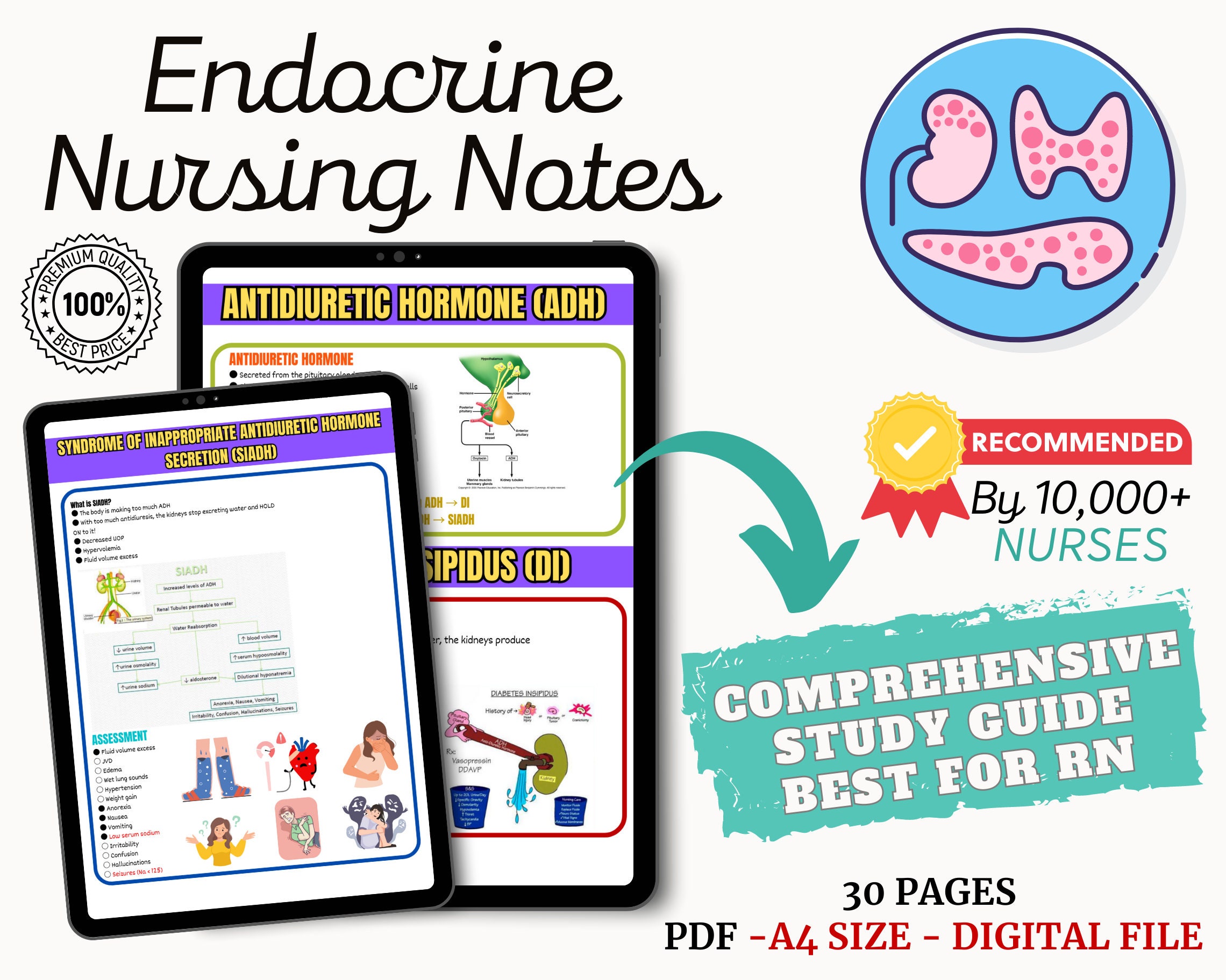Critical Care Nursing 100 PAGES Nursing Study Guide Nursing - Etsy