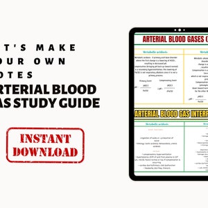 Arterial Blood Gases, Acid-base Balance, ABG Interpretation, Nursing ...