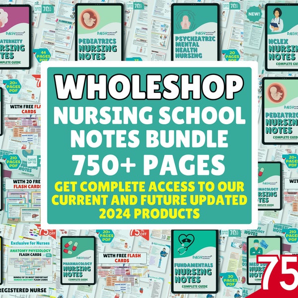 Nursing Study Guides - Etsy