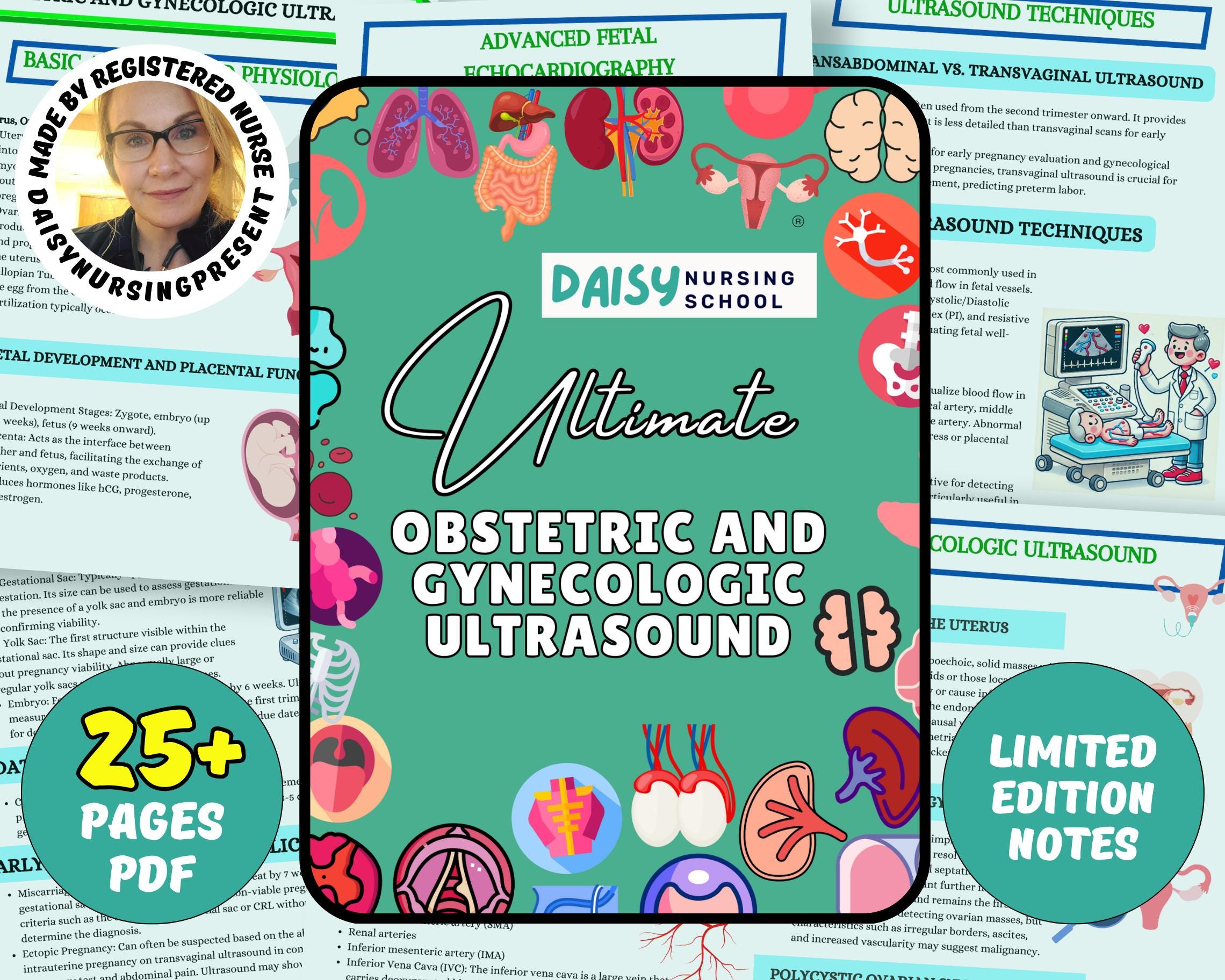 Obstetric and Gynecologic Ultrasound Study Notes 2025, Liver Ultrasound ...