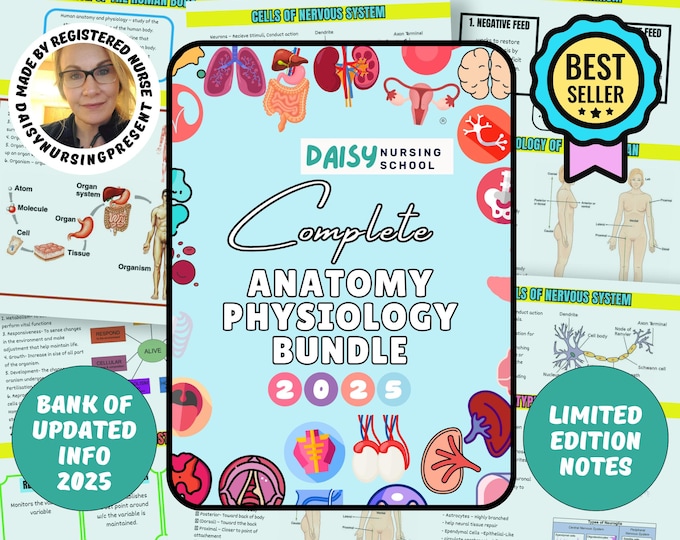 Anatomy and Physiology 1 Study Guide - Etsy