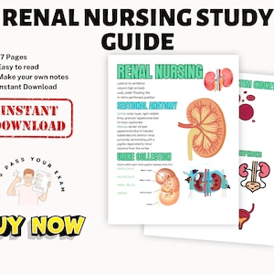 Med-surg Nursing Study Guide Bundle: RN/PN Exam Prep (digital Download ...