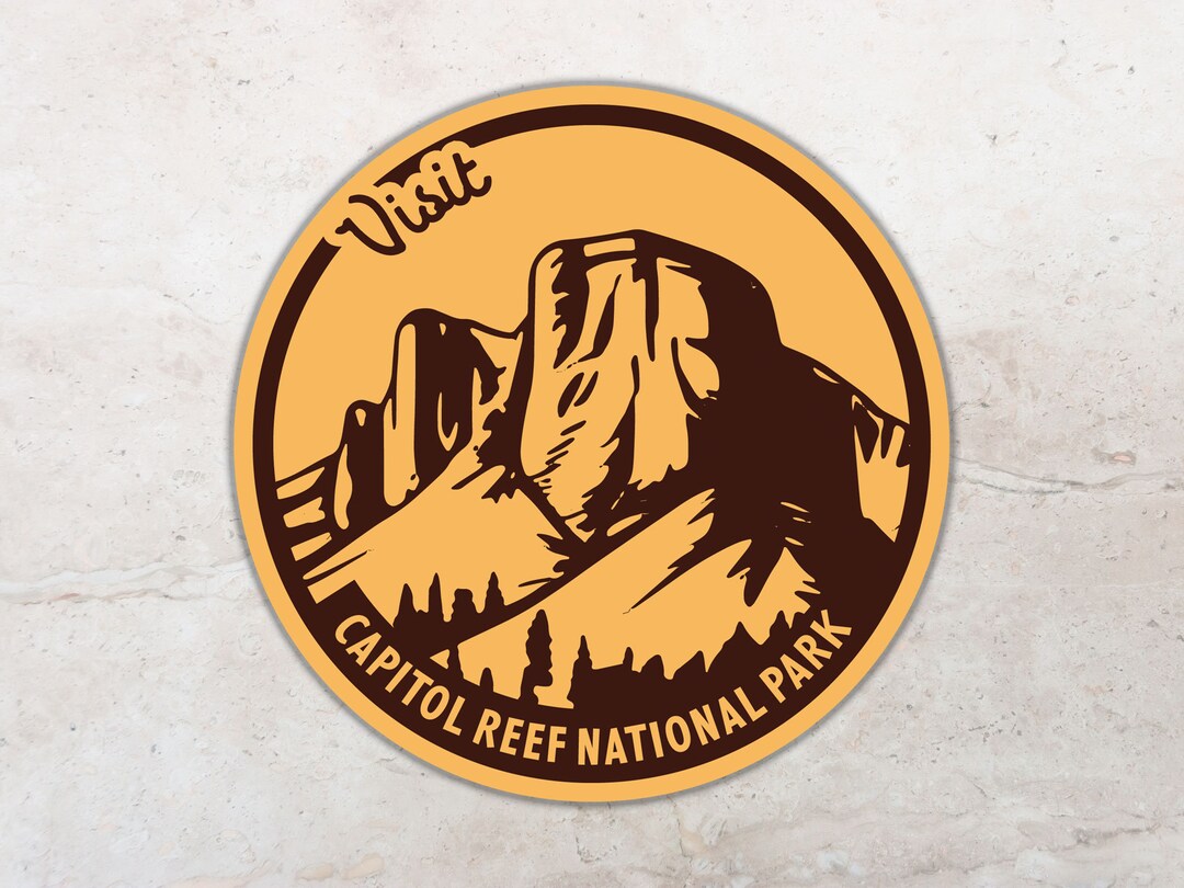 Capitol Reef National Park Sticker, Utah Waterproof Vinyl Sticker ...