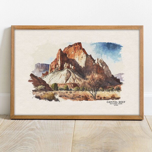 Capitol Reef Poster - Etsy