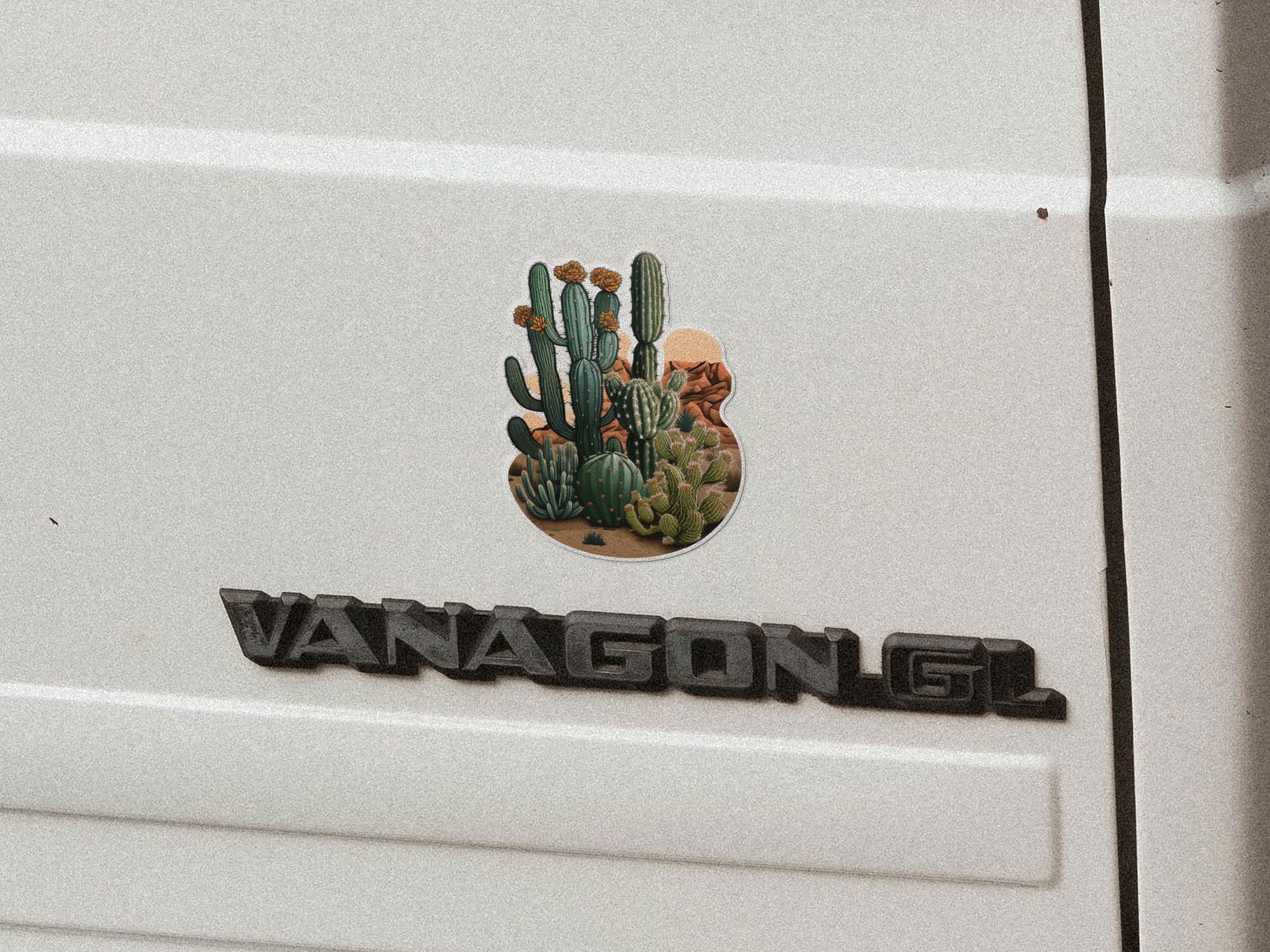 Cactus Desert Sticker, Western Bumper Sticker - Etsy