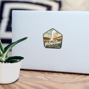 Yellowstone National Park Sticker, Waterproof Vinyl Decal - Etsy