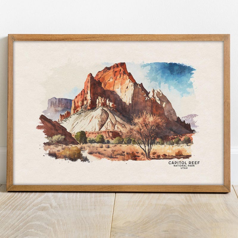 Capitol Reef Poster - Etsy