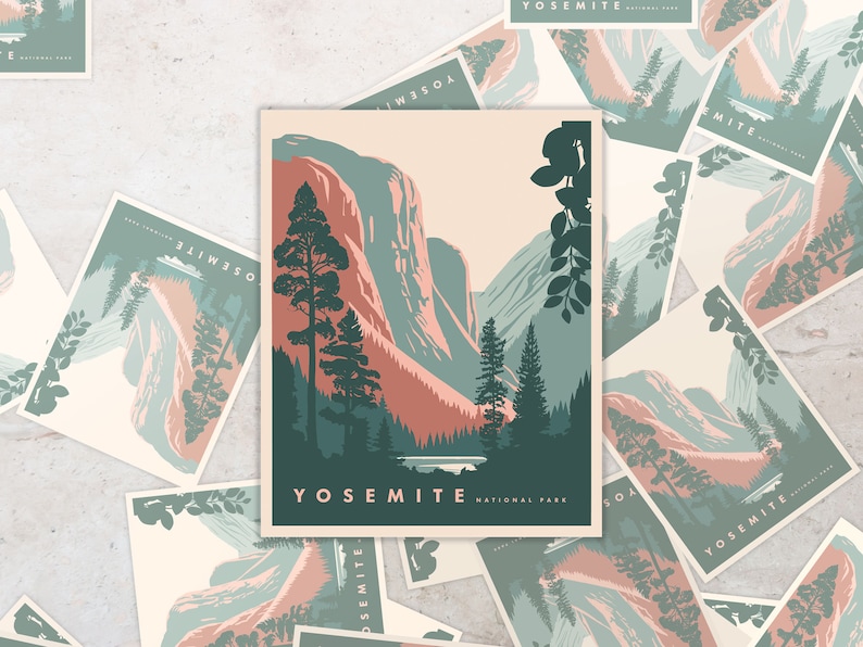 Yosemite Sticker Yosemite National Park Sticker California - Etsy