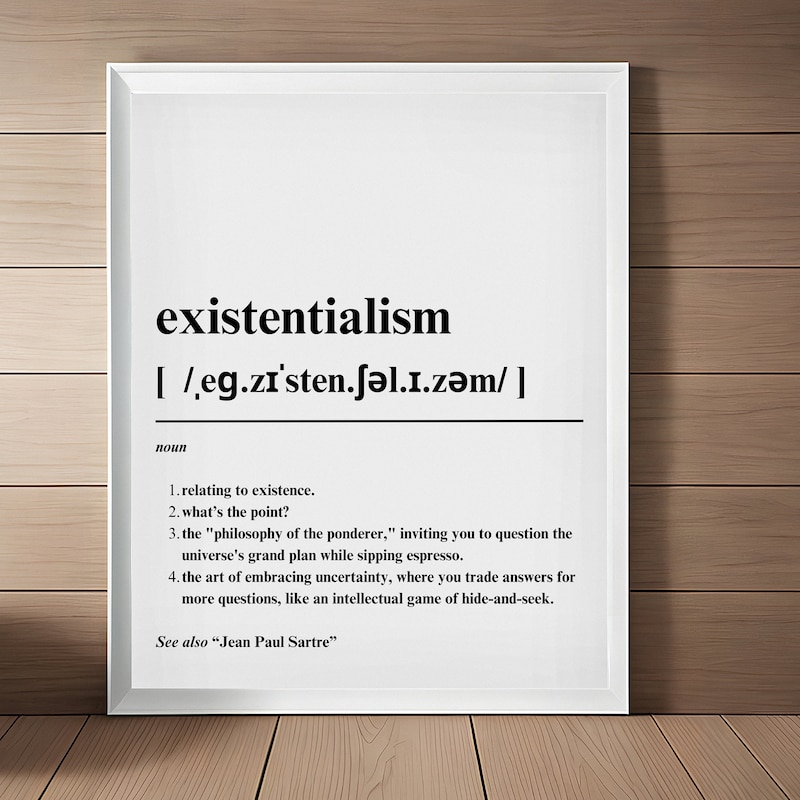 Existentialism - Etsy