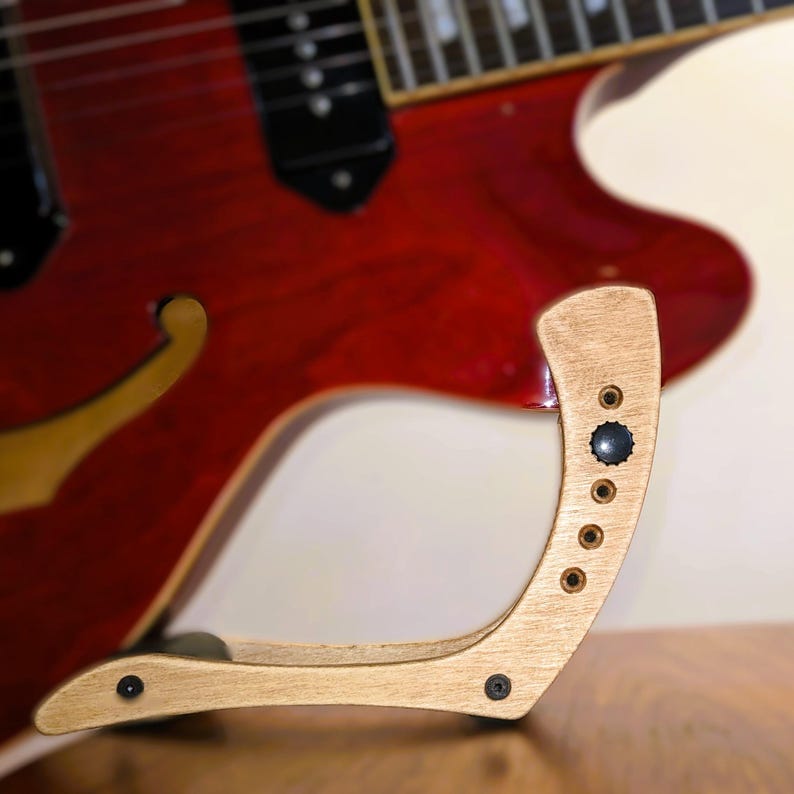 Le Jack Handmade Baltic Birch Ergonomic Electric Guitar Leg Rest - Etsy