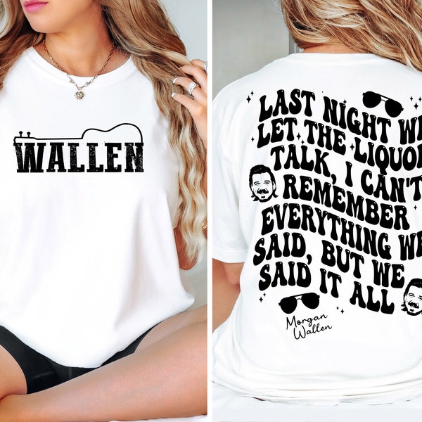 Morgan Wallen One Shirt - Etsy