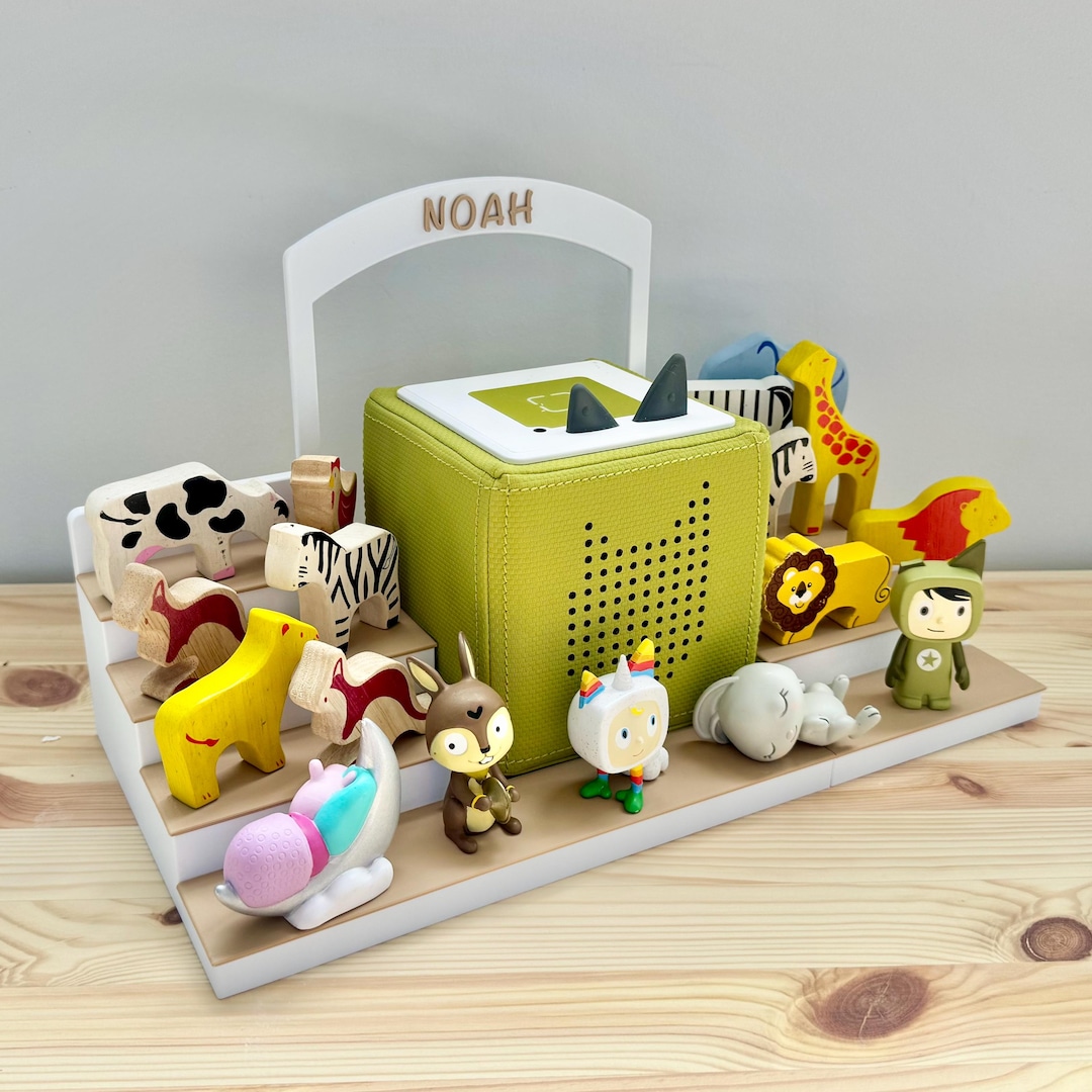 Personalised Toniebox 1 Shelf Large | Magnetic Figure Storage, Tonie ...